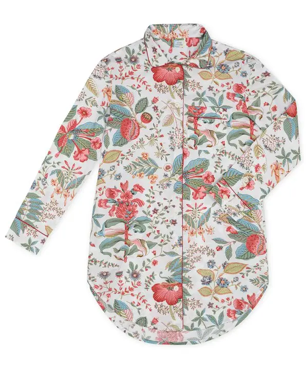 MATOUK Luca Sleep Shirt - Pomegranate