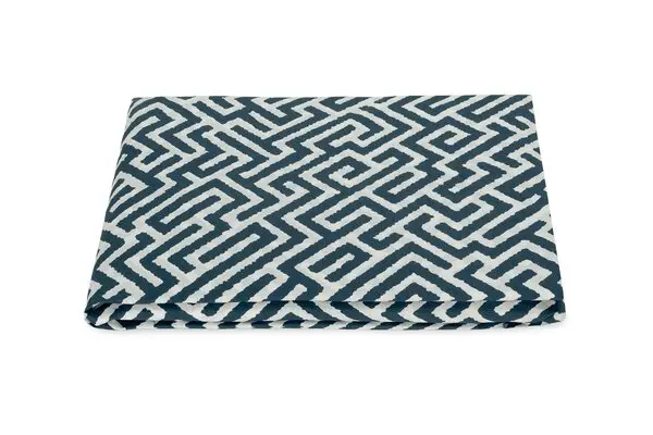 MATOUK Schumacher Gabriel Fitted Bed Sheet - Indigo