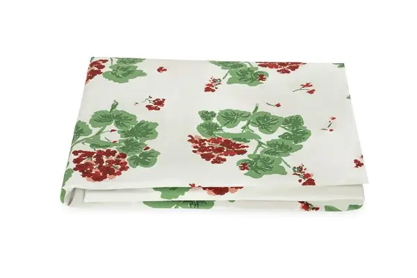 MATOUK Geranium Fitted Bed Sheet - Scarlet