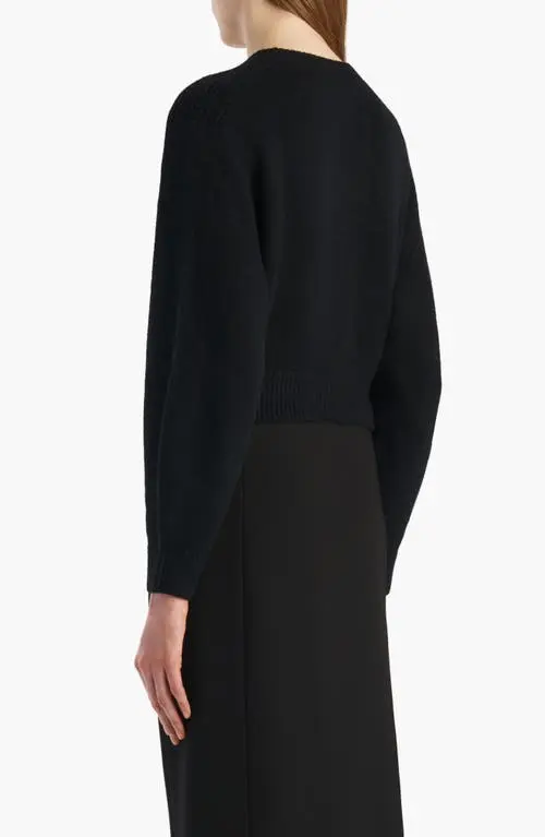 Khaite Masie Stretch Wool & Cashmere Sweater - Black