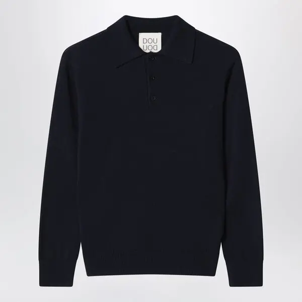 DOUUOD Wool Polo Shirt
