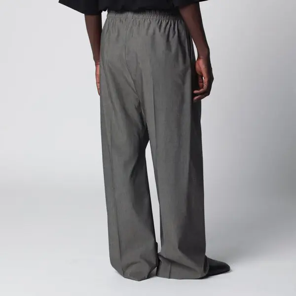Fear Of God Wool Blend Wide-leg Trousers - Grey