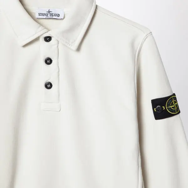 Stone Island Cotton Polo Sweatshirt