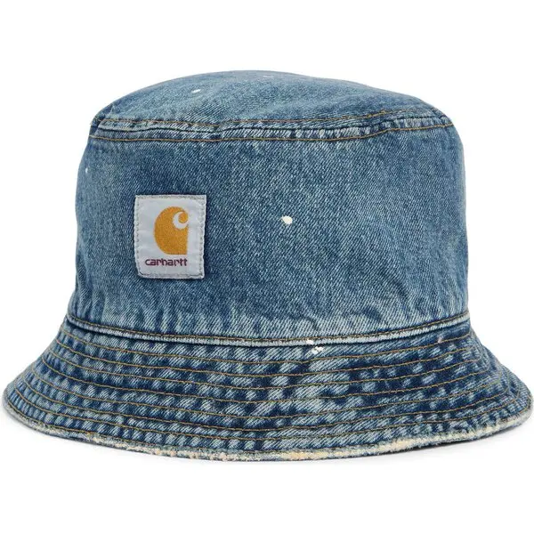 Carhartt Work In Progress Belmar Cotton Denim Bucket Hat - Blue