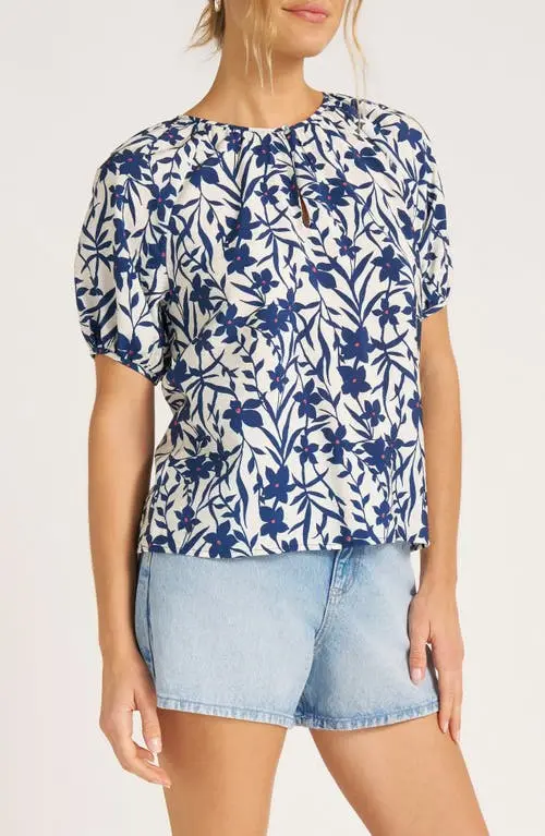 Matty M. Zia Floral Raglan Sleeve Top