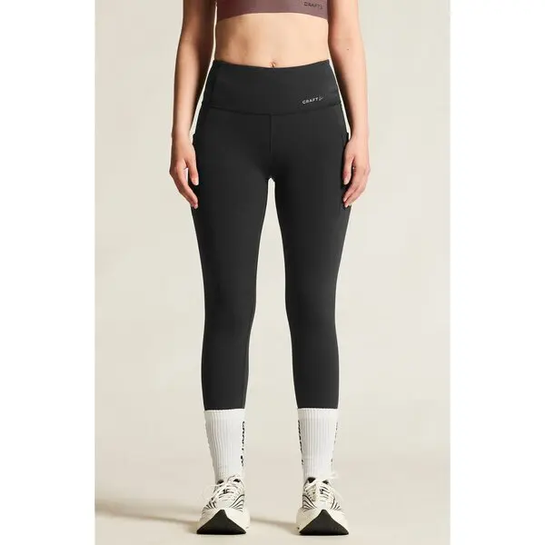 CRAFT Essence High Waist Pocket Tights - Black