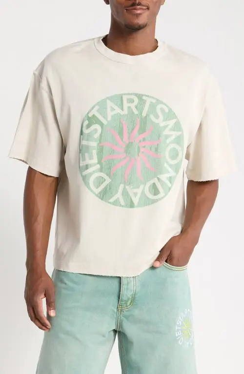 DIET STARTS MONDAY Sol Graphic T-shirt