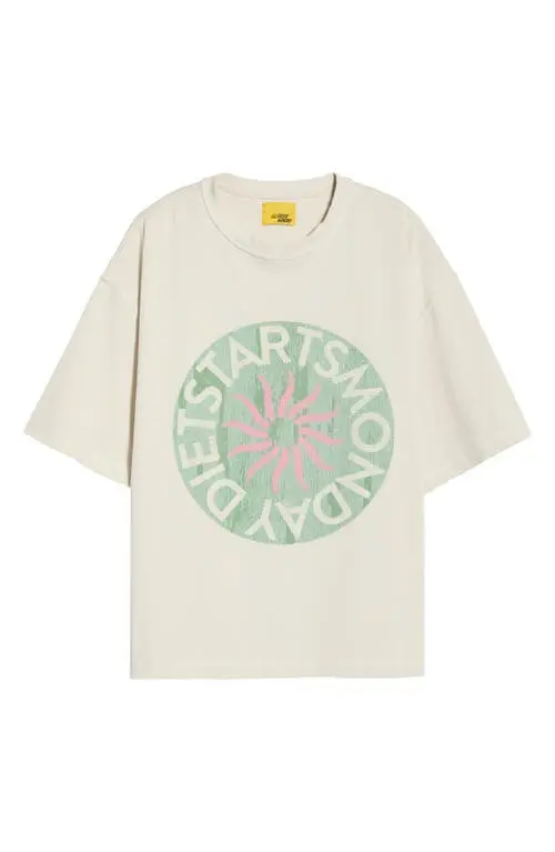 DIET STARTS MONDAY Sol Graphic T-shirt