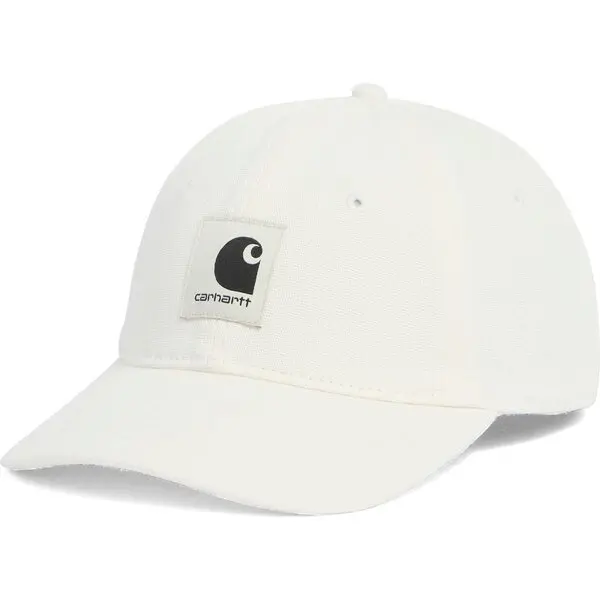Carhartt Work In Progress Logo Patch Adjustable Cotton Canvas Ball Cap - Wax/stone