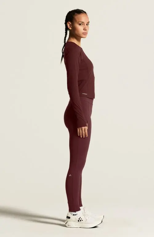 CRAFT Hypervent Long Sleeve Top - Dark Fig