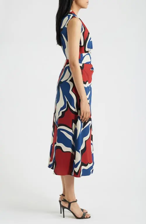 Anne Klein Surplice Wrap Midi Dress