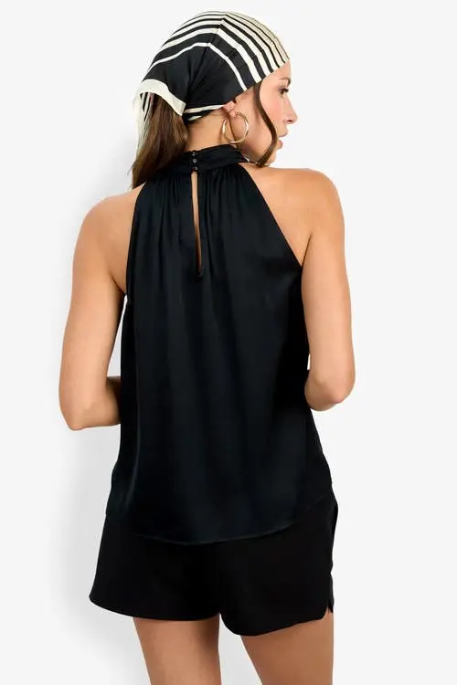 Trina Turk Zana Top - Black