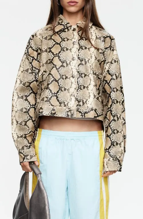 Lioness Angel Faux Snakeskin Jacket