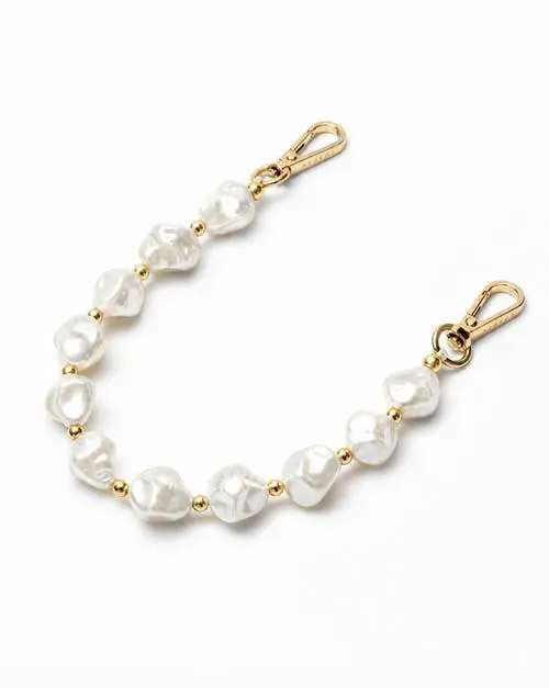 Cordée Cases Lune Baroque Pearl Phone Chain Set - Ivory