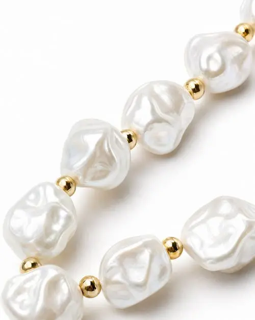 Cordée Cases Lune Baroque Pearl Phone Chain Set - Ivory
