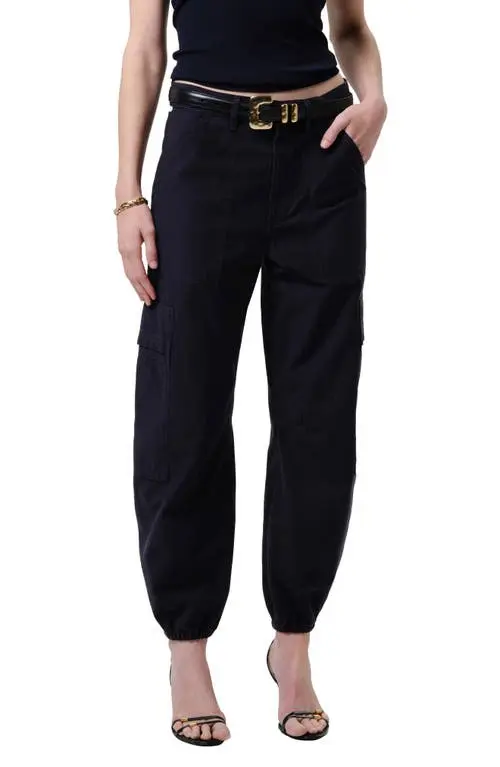 Citizens Of Humanity Ciela Bubble Hem Utility Pants - Navy