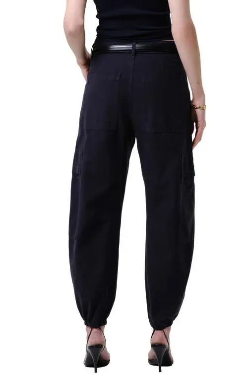 Citizens Of Humanity Ciela Bubble Hem Utility Pants - Navy