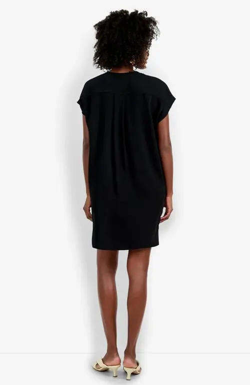 Trina Turk Georgette Mini Dress With Exposed Zip Detail