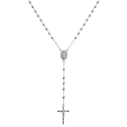 LENI JAMES The Classic Rosary Necklace - Silver