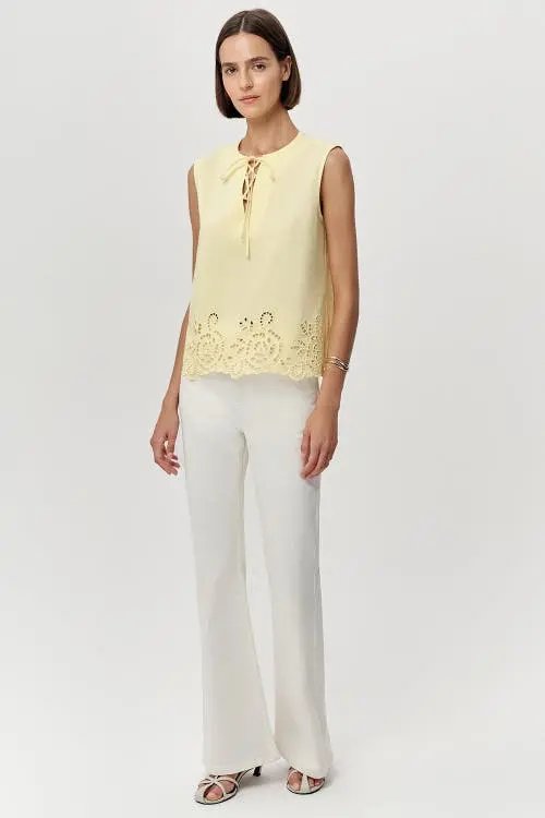 EXQUISE Adrianne Sleeveless Blouse