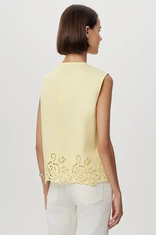 EXQUISE Adrianne Sleeveless Blouse