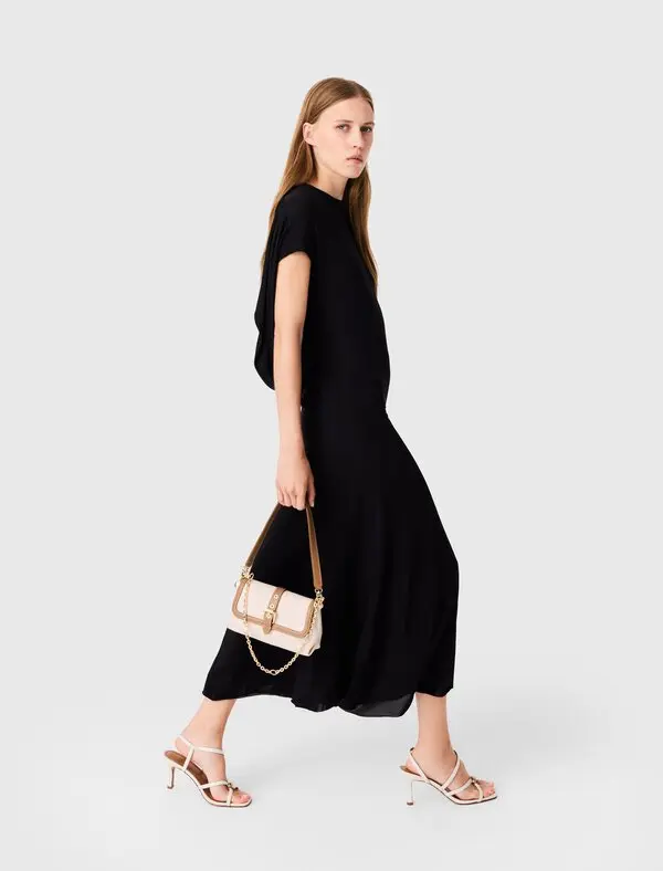 Maje Cowl-back Maxi Dress