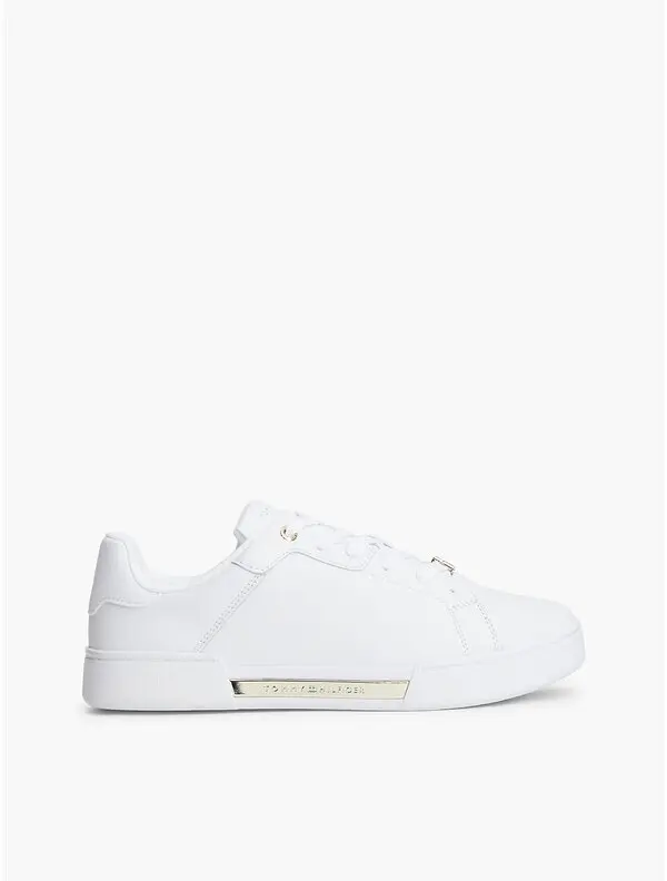 Tommy Hilfiger Metallic Accent Leather Sneaker