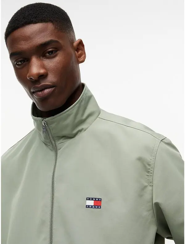 Tommy Hilfiger Water-repellent Zip Jacket With Peached Finish