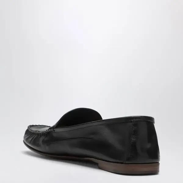 Versace Guanto Loafers In Calf Leather