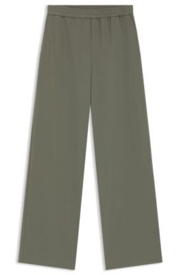BOSS Relaxed-fit Pants In Anti-static Japanese Crepe