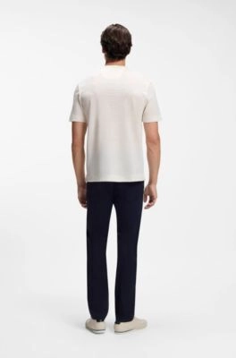 BOSS X Aston Martin T-shirt In Mercerized Cotton Jacquard