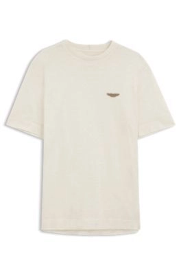 BOSS X Aston Martin T-shirt In Mercerized Cotton Jacquard
