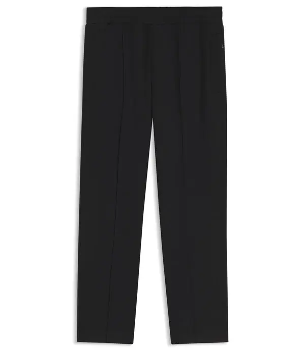 BOSS X Aston Martin Modern-fit Cotton Pants - Black