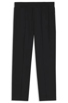 BOSS X Aston Martin Modern-fit Cotton Interlock Pants With Drawstring