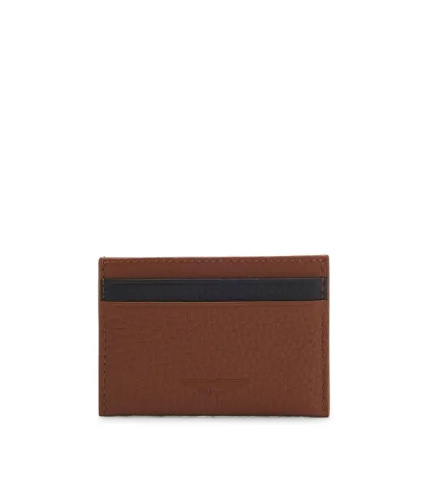 BOSS X Aston Martin Card Holder In Two-tone Leather