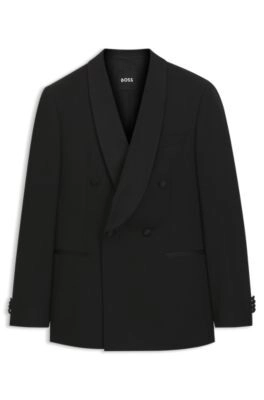 BOSS Slim-fit Blazer Crafted From Italian Virgin Wool