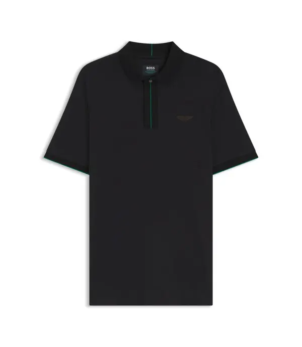 BOSS X Aston Martin Polo Shirt In Mercerized Cotton