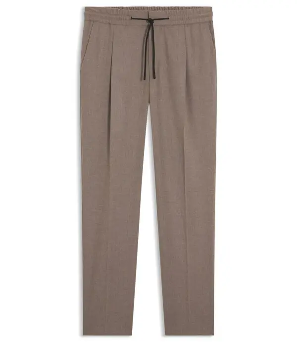 Hugo Melange Stretch Flannel Slim-fit Trousers