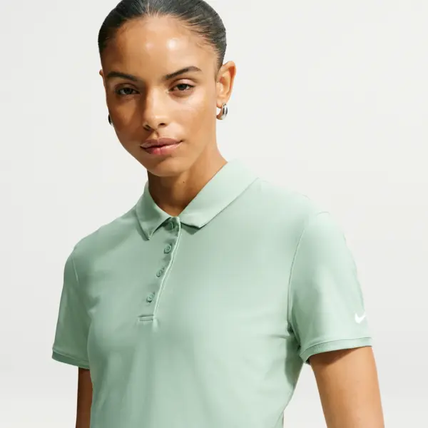 Nike Victory Dri-fit Short-sleeve Cropped Golf Polo - Green