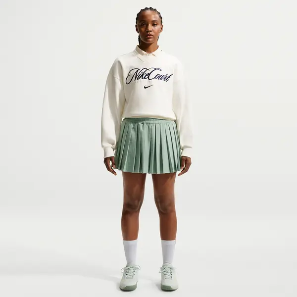 Nike Court Court Collection Dri-fit High-waisted Tennis Shorts - Green