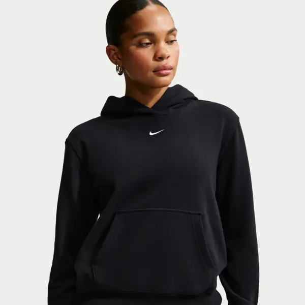 Nike Studio Fleece Lightweight Pullover Hoodie - Black