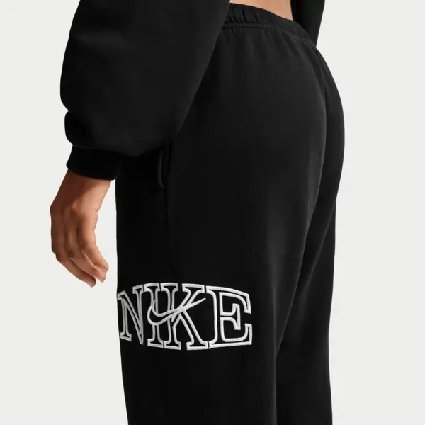 Nike Studio Fleece Medium Weight Oversized Cuffed Logo Pants