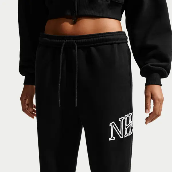 Nike Studio Fleece Medium Weight Oversized Cuffed Logo Pants