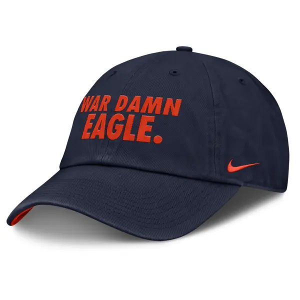 Nike Auburn Primetime Chant Club College Adjustable Hat - Blue