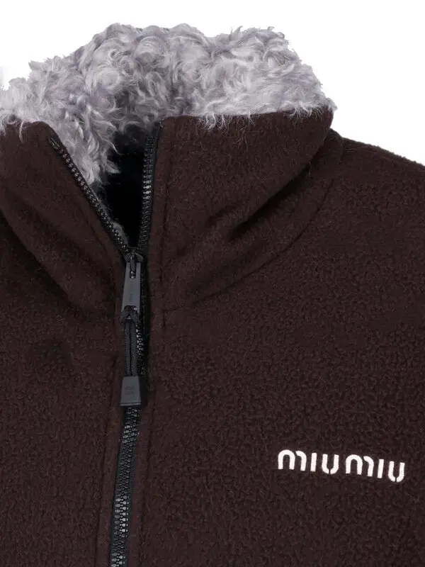 Miu Miu Fleece Zip Jacket
