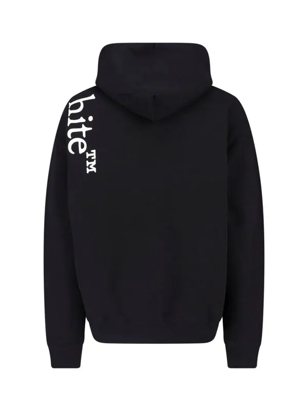 Off-White Hoodie Logo "vertical Bookish