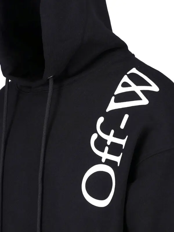 Off-White Hoodie Logo "vertical Bookish