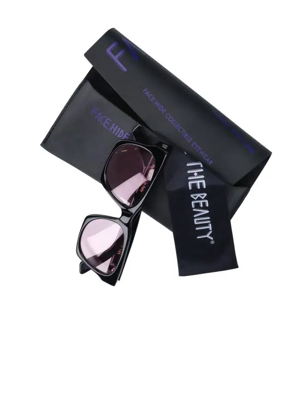 FACE.HIDE Sunglasses "numero 0 - Black