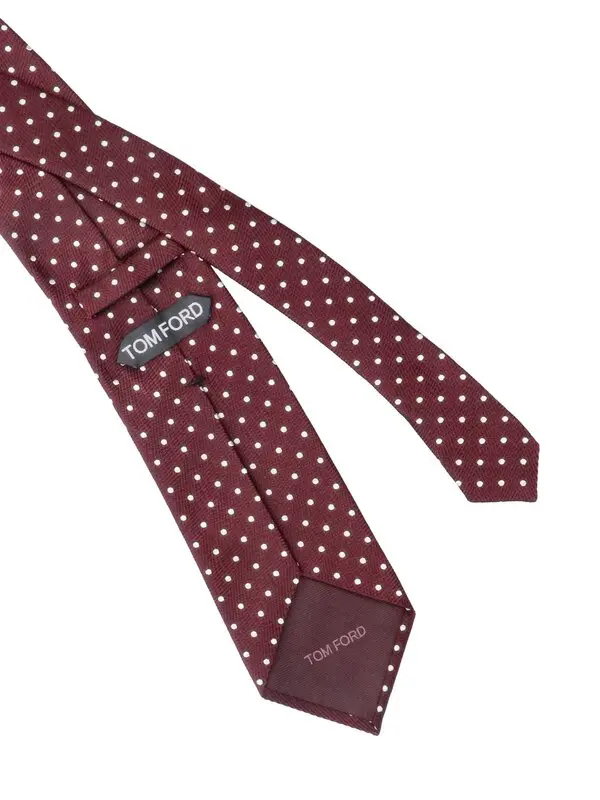 TOM FORD Silk Polka Dot Neck Tie