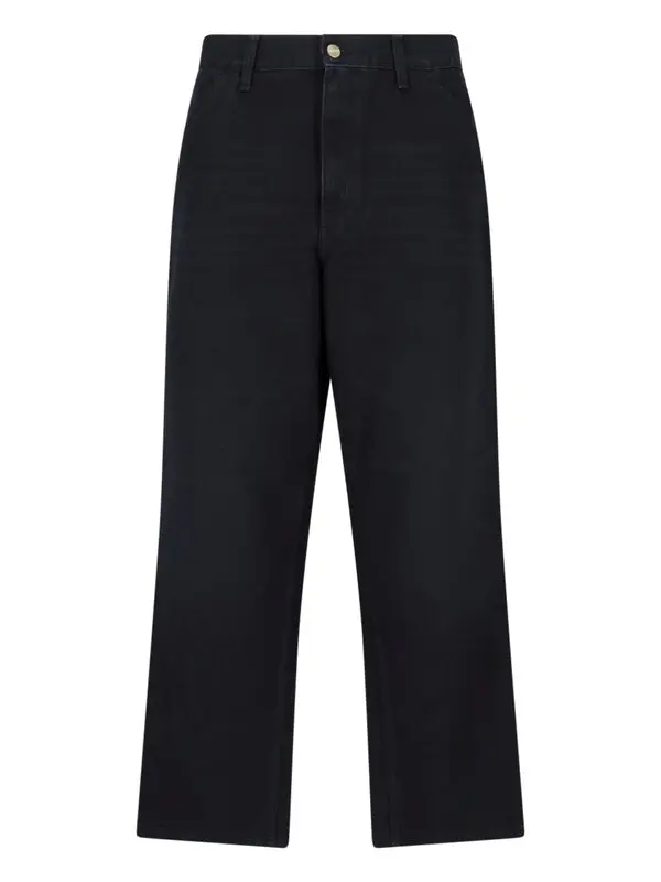 Carhartt Work In Progress Single Knee' Carpenter Trousers - Black